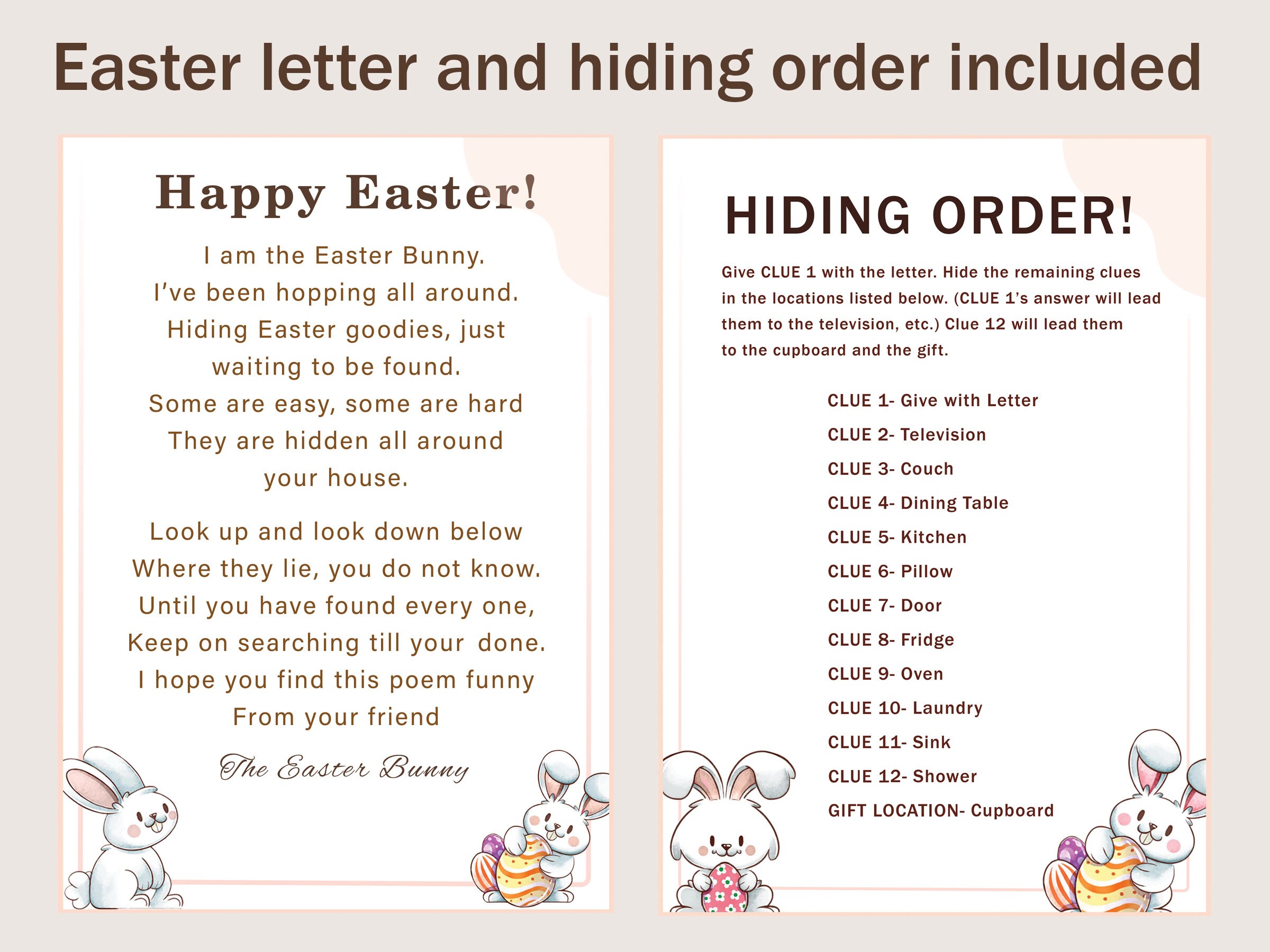 Easter Teen Scavenger Hunt