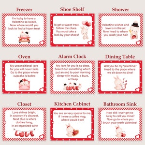 Valentine's Day Scavenger Hunt for Kids Valentine Gift Indoor Hunt ...