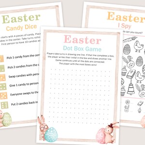 Easter Games for Kids Easter Party Games Bundle Easter Egg Activities ...