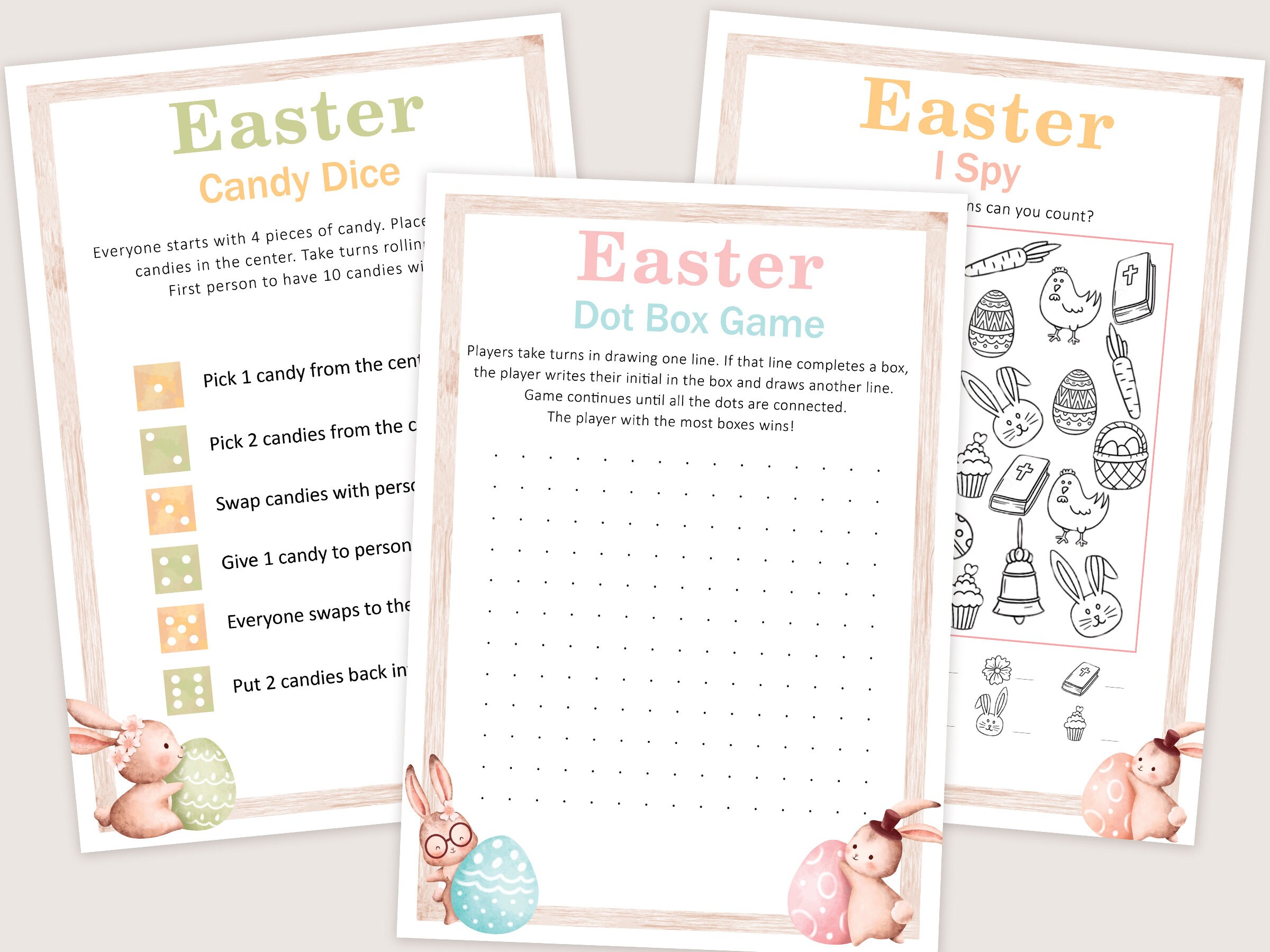 Easter Games for Kids Easter Party Games Bundle Easter Egg Activities ...