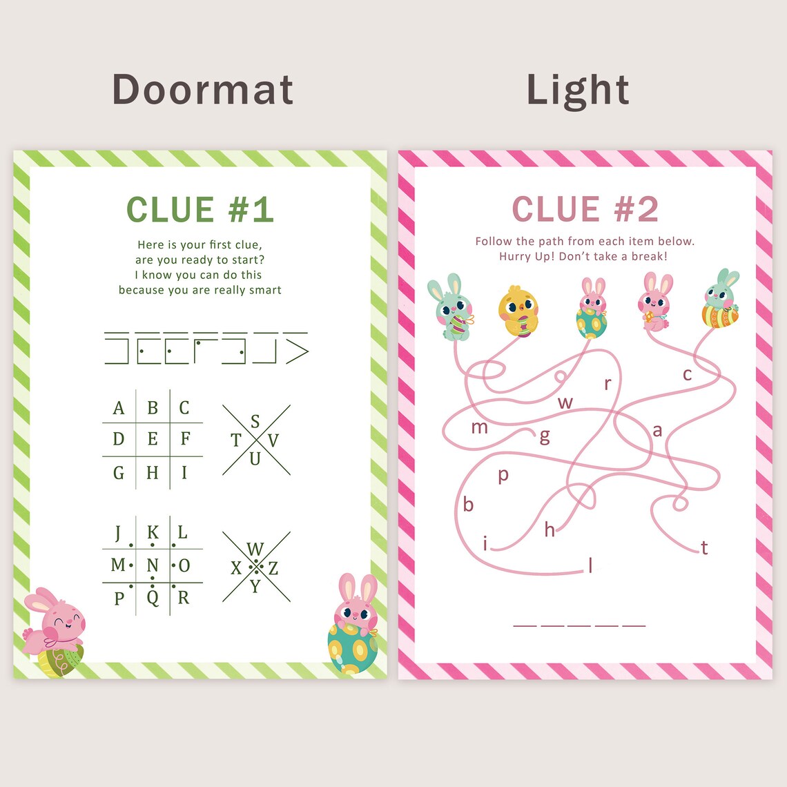 Easter Scavenger Hunt for Teens Easter Egg Hunt Clues Outdoor Easter ...