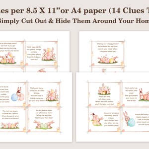 Easter Scavenger Hunt Easter Treasure Hunt Easter Egg Indoor Activity ...