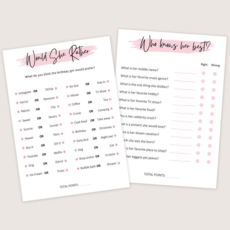 75th Birthday Games for Women 75th Birthday Party Games for Her Born in ...