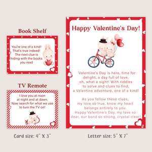 Valentine's Day Scavenger Hunt for Kids Valentine Gift Indoor Hunt ...
