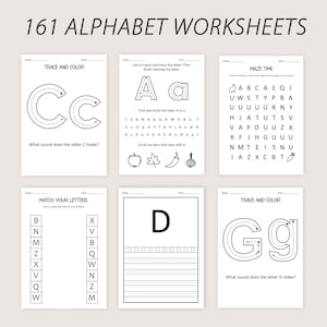 Letter of the Week Worksheets 26 Day Alphabet Busy Book Preschool ...
