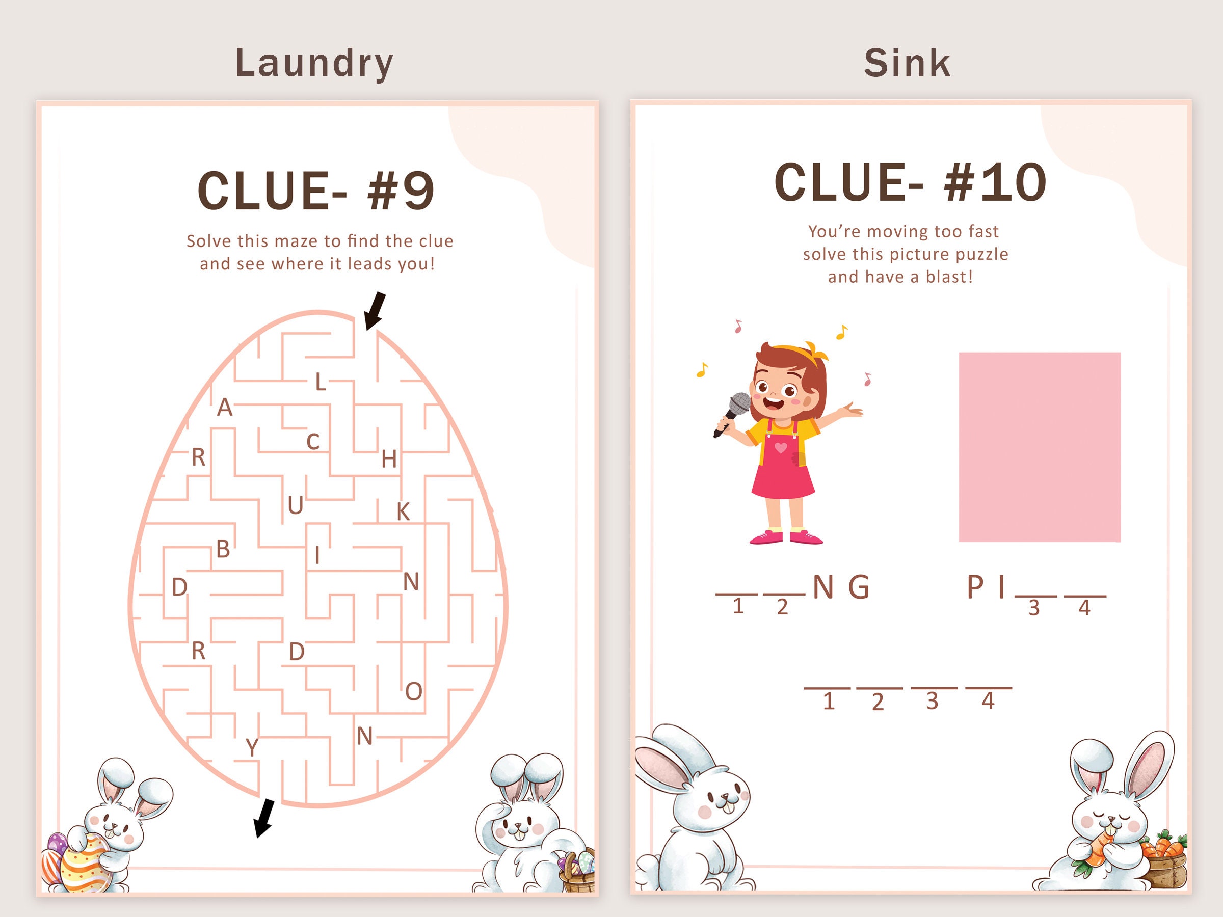 Easter Scavenger Hunt for Teens Easter Hunt Clues Older Kids - Etsy