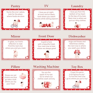 Valentine's Day Scavenger Hunt for Kids Valentine Gift Indoor Hunt ...