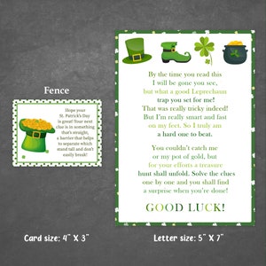 St Patricks Day Scavenger Hunt for Kids St Pattys Day Treasure Hunt ...