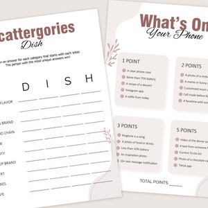 Dinner Party Games Dinner Table Party Games for Adults Icebreaker Games ...