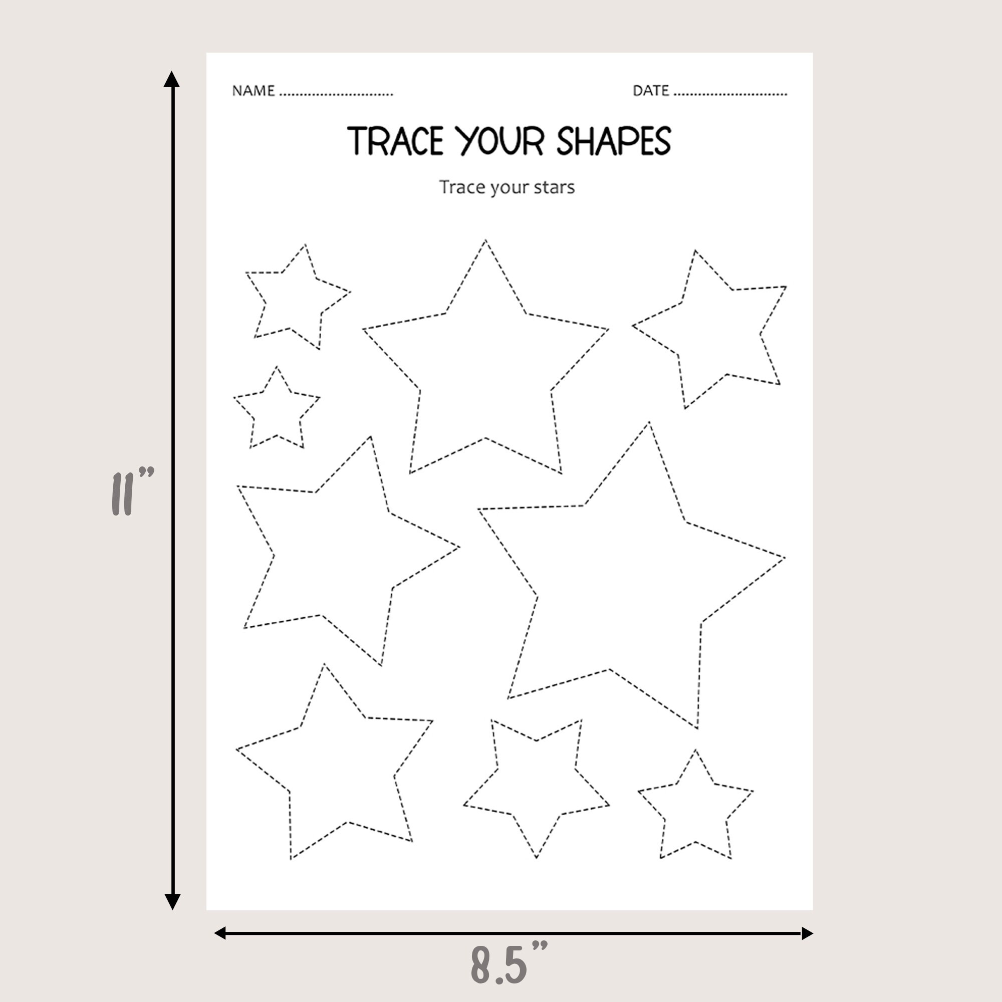 Preschool Shape Tracing Worksheets Basic Shape Tracing Homeschool ...