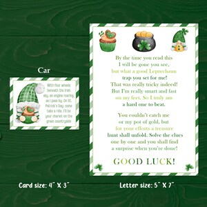 Leprechaun Scavenger Hunt for Kids St Patricks Day Treasure Hunt ...