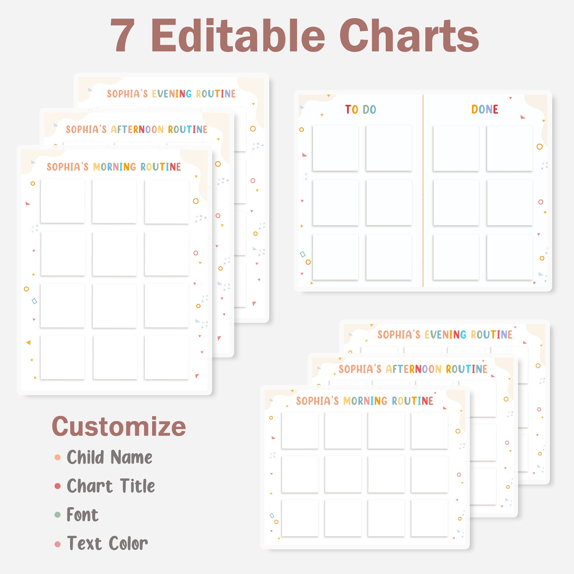 Daily Routine Cards Toddler Routine Chart Daily Rhythm Visual - Etsy Canada