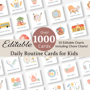 To Do Chart Toddler Daily Routine Cards Routine Chart Daily Rhythm ...