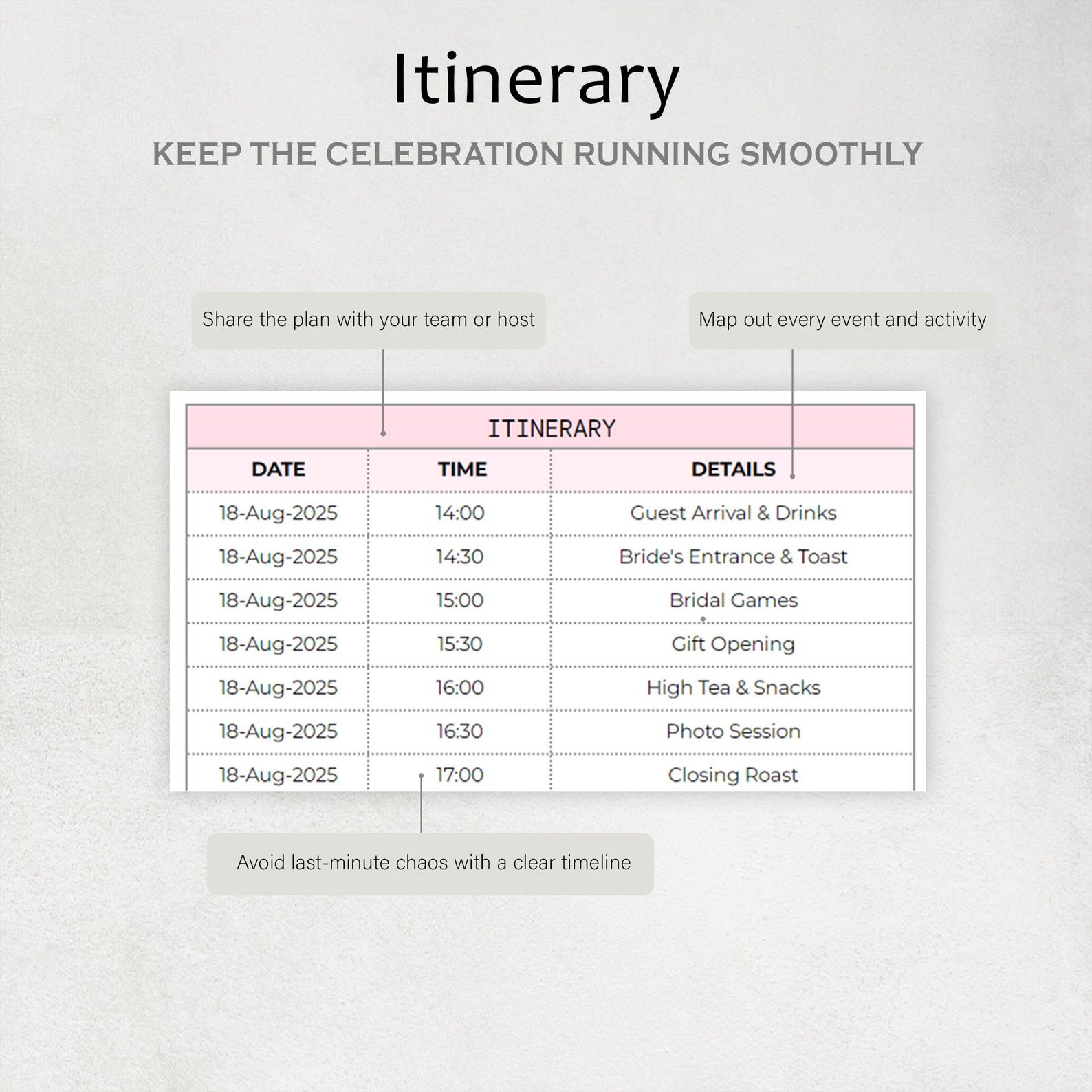Birthday Party Planner Digital Birthday Planning Spreadsheet Template ...