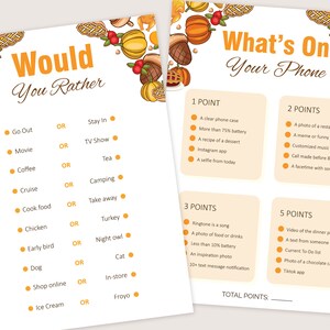Thanksgiving Games Bundle Thanksgiving Day Dinner Party Games Family ...