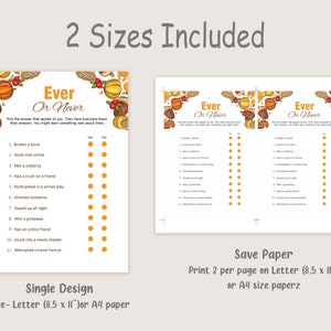 Thanksgiving Games Bundle Thanksgiving Day Dinner Party Games Family ...