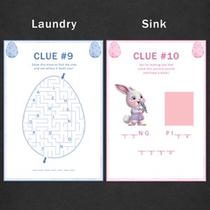 Easter Egg Hunt Easter Scavenger Hunt for Older Kids Easter Bunny Hunt ...