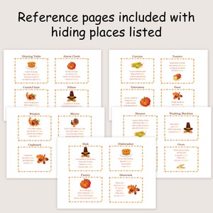 Thanksgiving Scavenger Hunt for Kids Indoor Treasure Hunt Clues Turkey ...