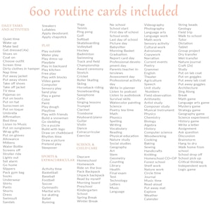 Flip Routine Chart Editable Morning Evening Visual Schedule Kids Daily ...