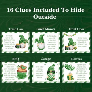 Leprechaun Scavenger Hunt for Kids St Patricks Day Treasure Hunt ...