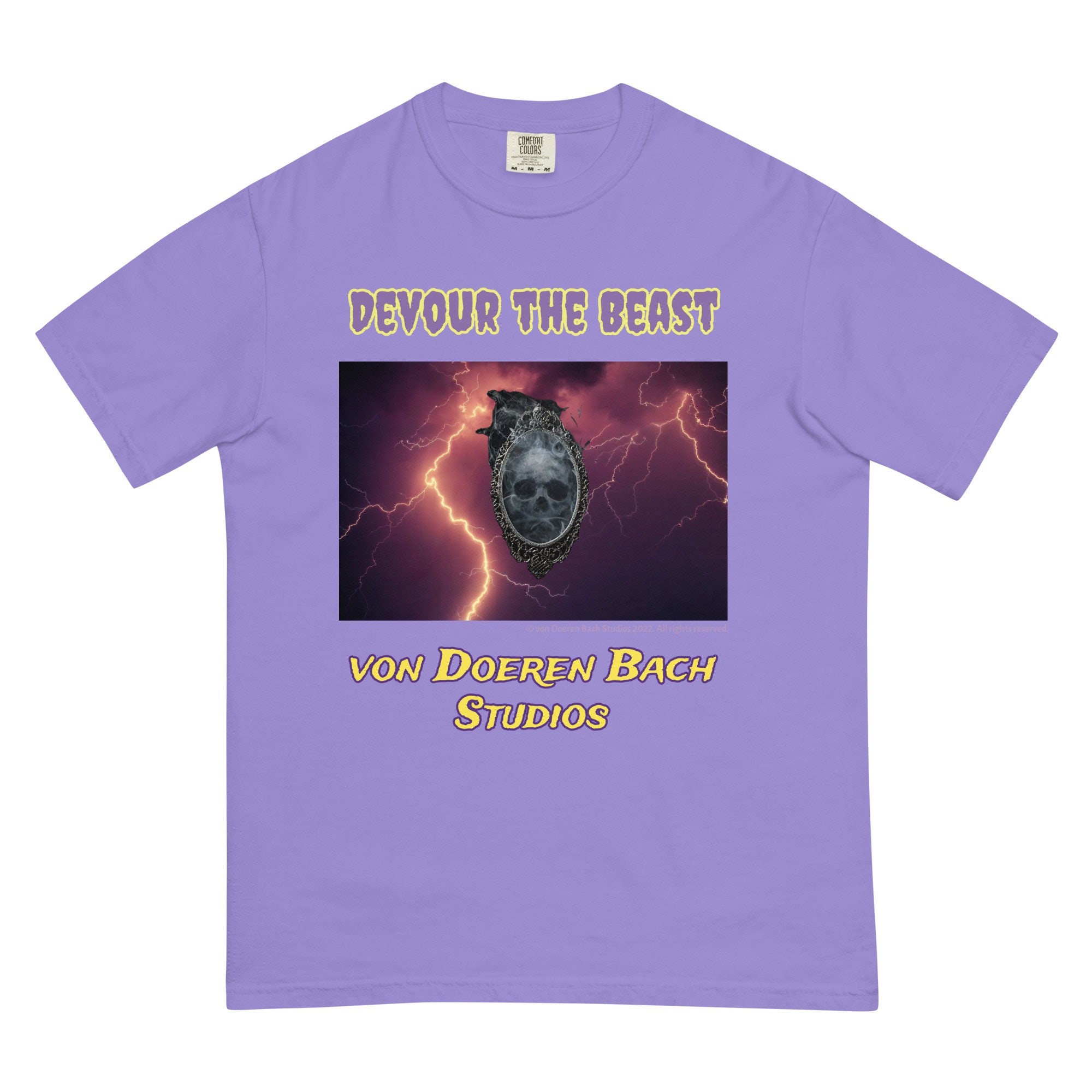 Devour the Beast Skull Official Von Doeren Bach Studios© Unisex Garment ...