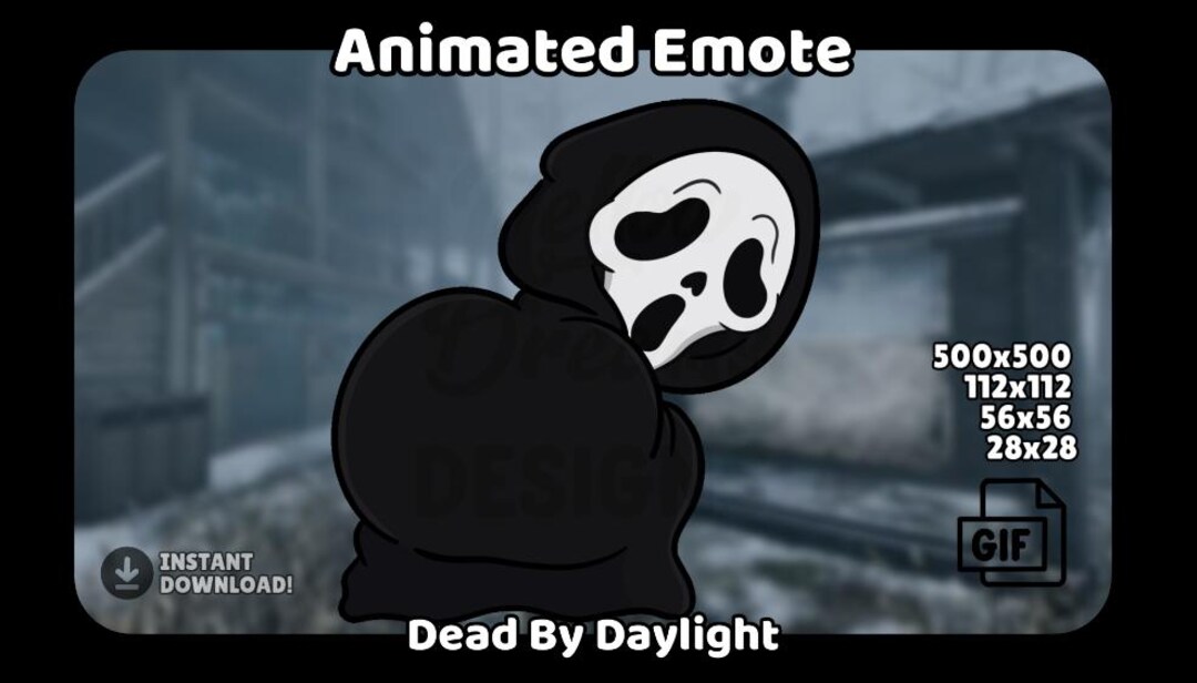 Ghostface Animated Twerking Emote | Dead by Daylight Emotes for Twitch ...