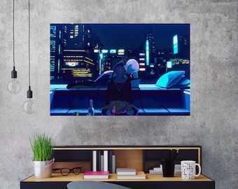 Led Cyberpunk Wall Art - Etsy
