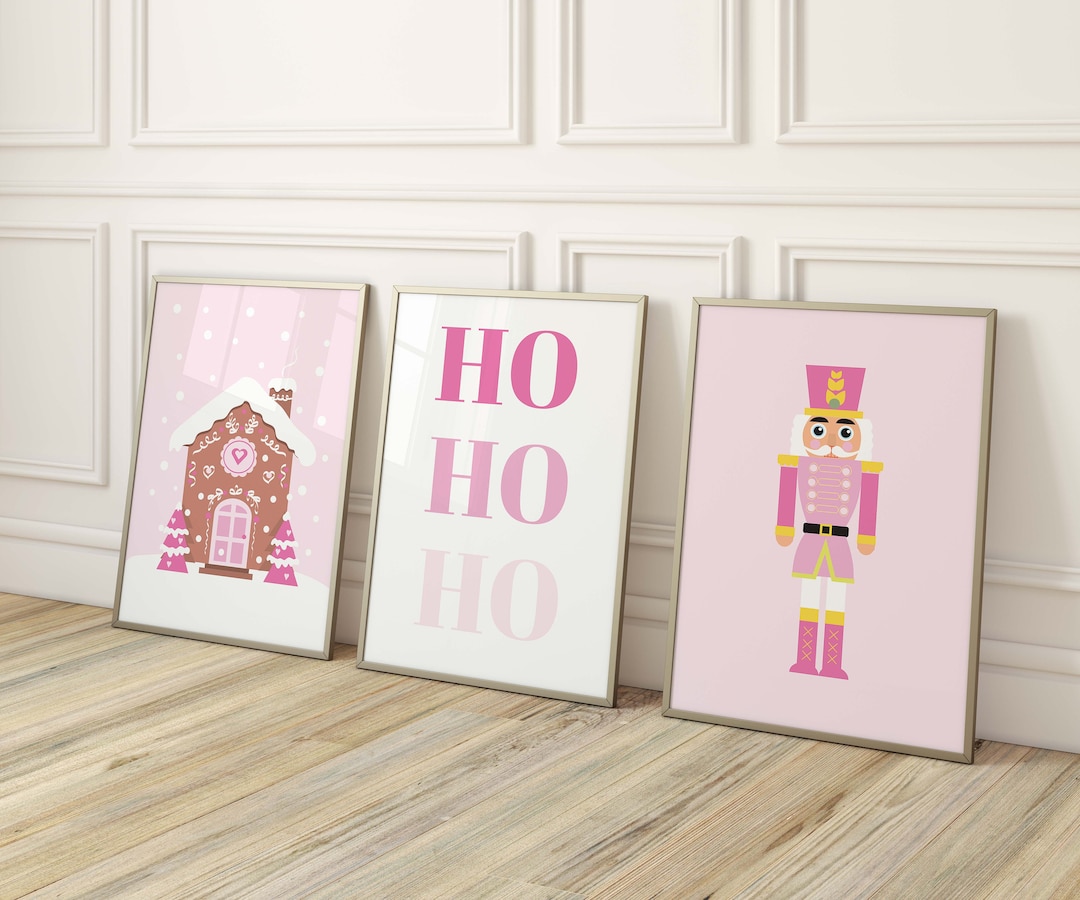 Pink Christmas Nutcracker Picture Xmas Nutcracker - Etsy