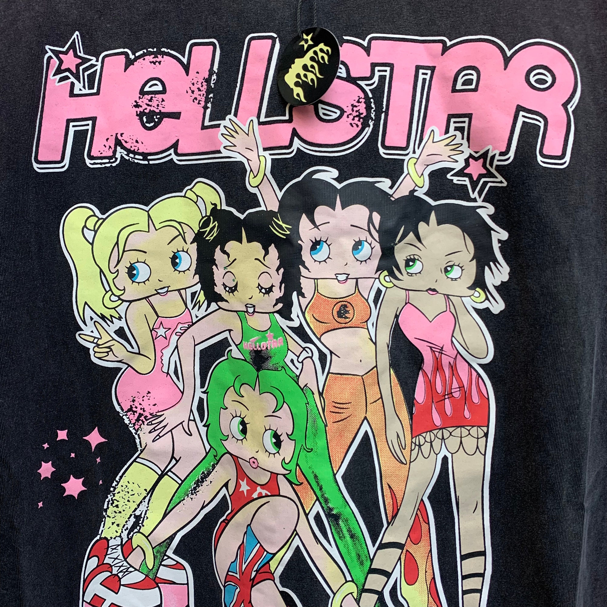 Hellstar Vintage High Street T-shirts,short Sleeve Tee Shirt Black - Etsy