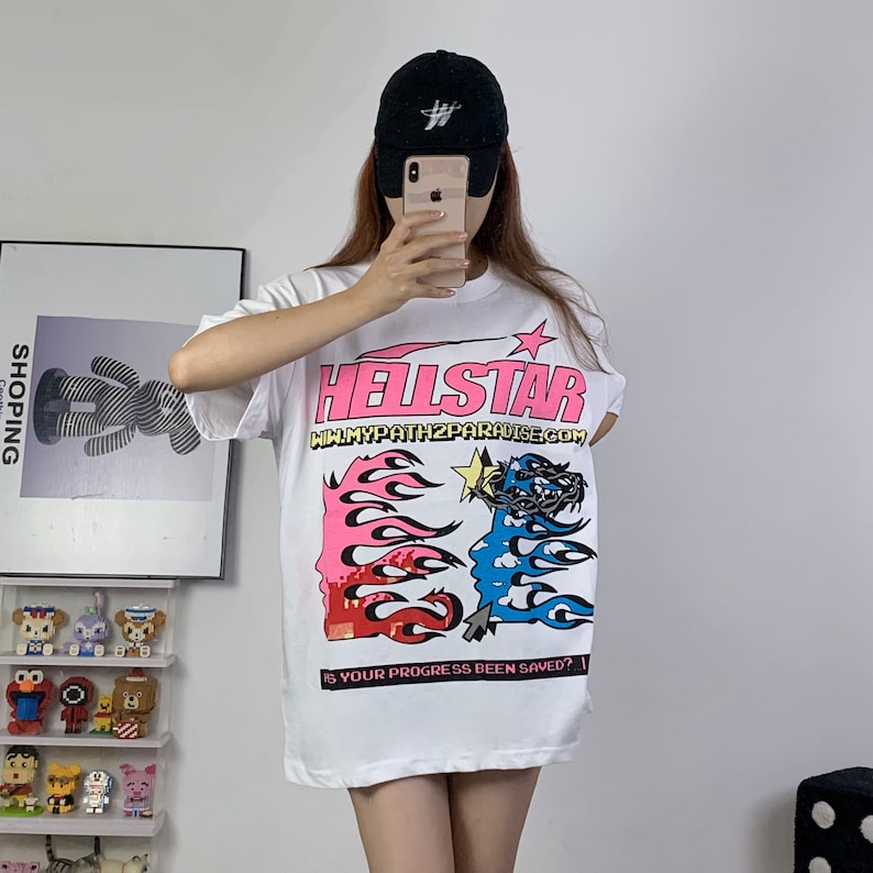 HELLSTAR Pixel Tee - Etsy