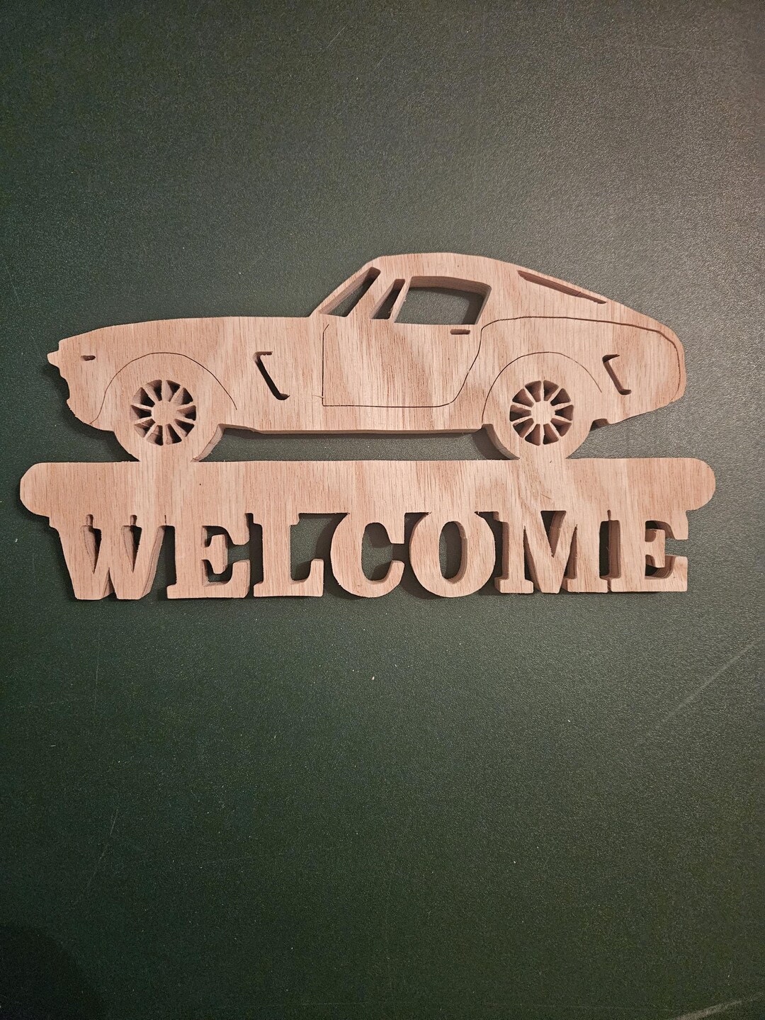 Wooden Vintage Car Welcome Sign - Rustic Wall Art Decor - Etsy