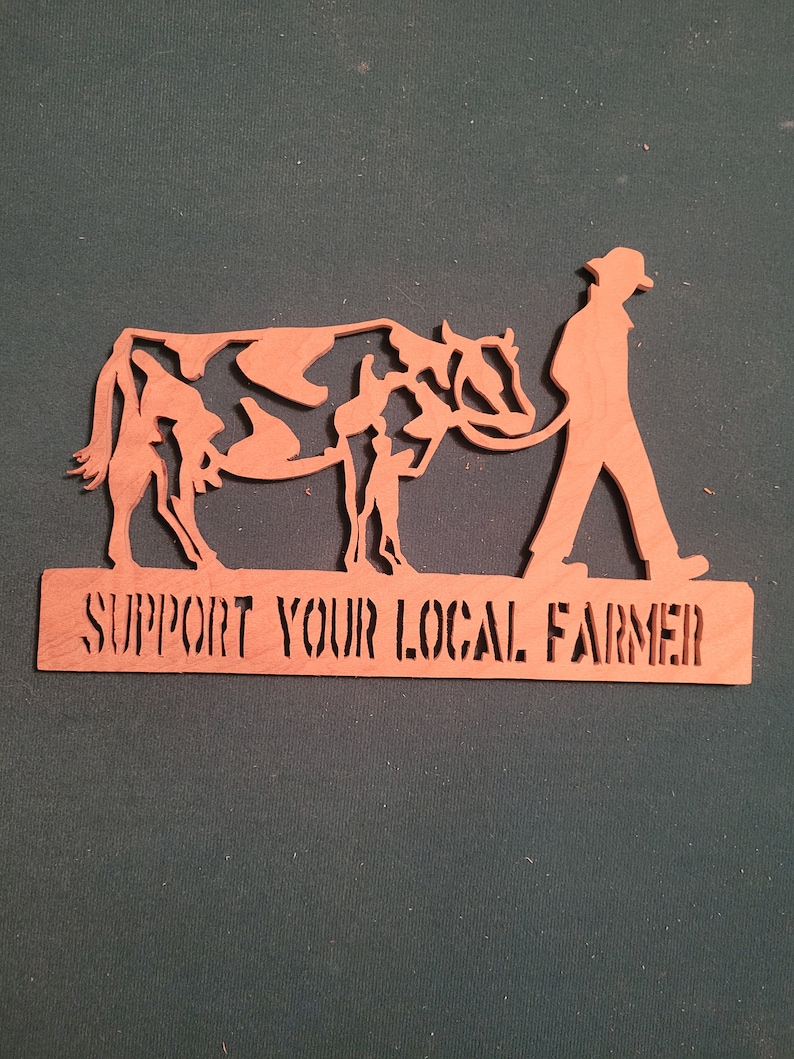Handmade Wooden Farmer Sign | Rustic Farmhouse Wall Decor - Etsy