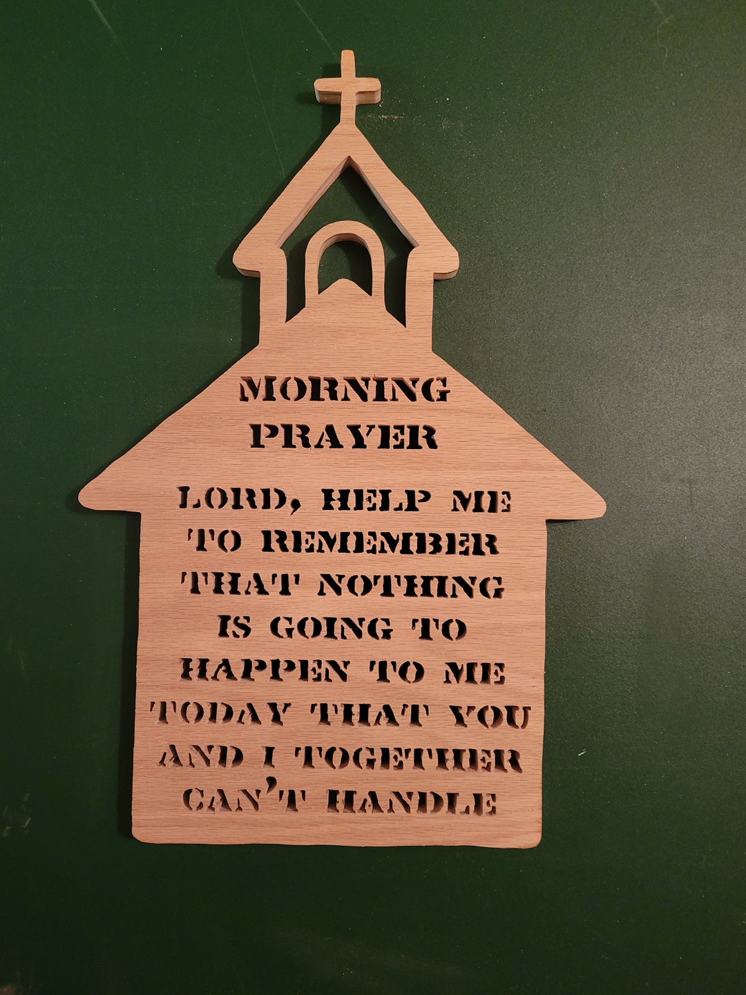Handmade Wooden "morning Prayer" Sign | Christian Home Decor - Etsy