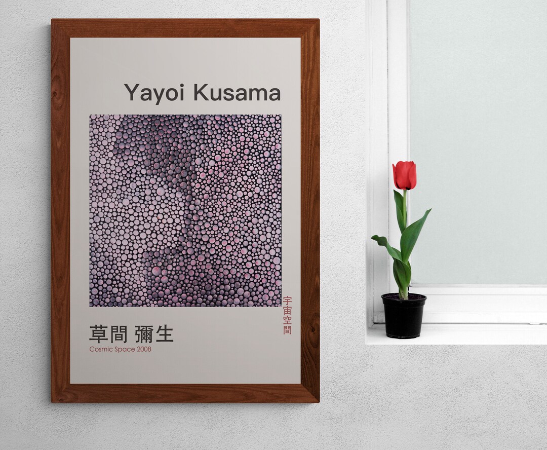 Yayoi Kusama Poster, Digital Download, Printable Wall Art, Exhibition ...