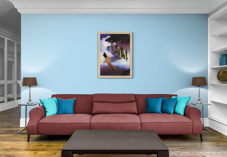 Maxfield Parrish Art Nouveau Dinky Bird Printable Art and Illustrations ...