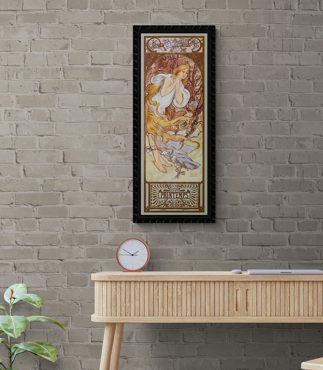 Alphonse Mucha Art Nouveau Less Saisons Spring Mucha Print - Etsy