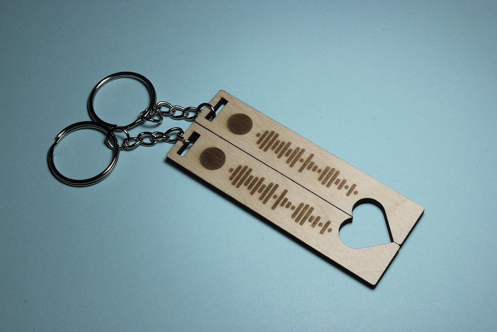Spotify Matching Heart Keyrings - Etsy