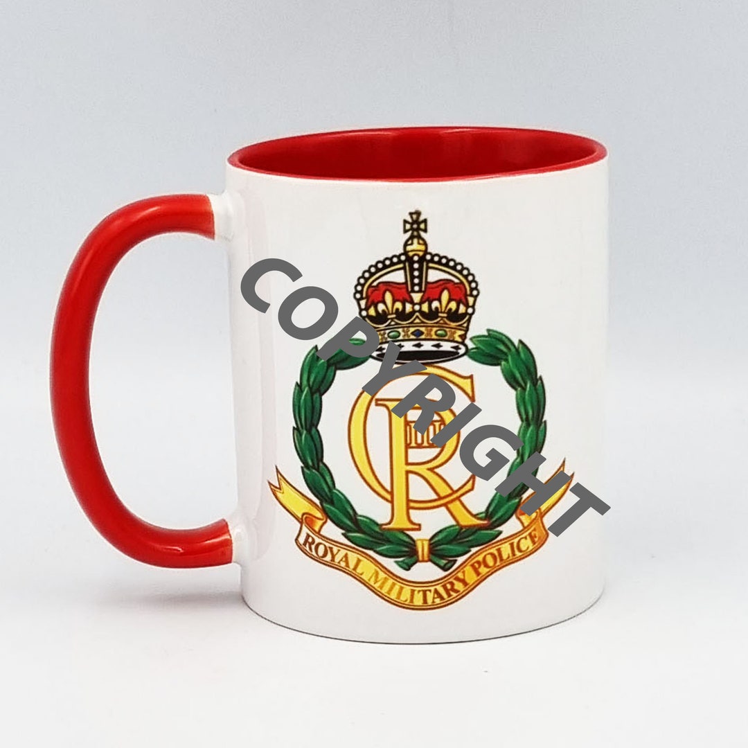 Royal Military Police Mug With New King's Crown Badge - Etsy