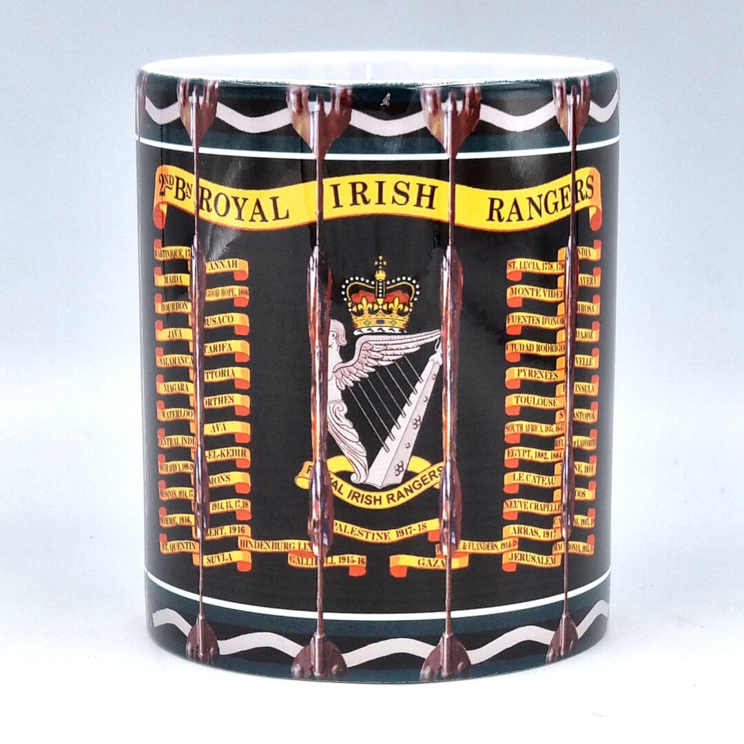 2nd Bn Royal Irish Rangers Drum Mug - Etsy