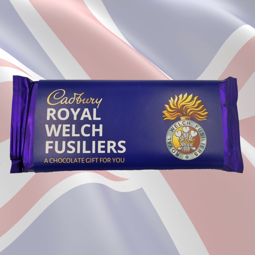 Royal Welch Fusiliers Chocolate Bar - Etsy