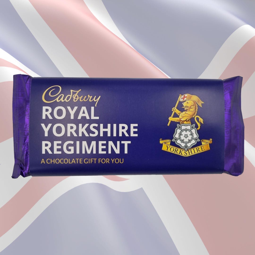 Royal Yorkshire Regiment Chocolate Bar - Etsy