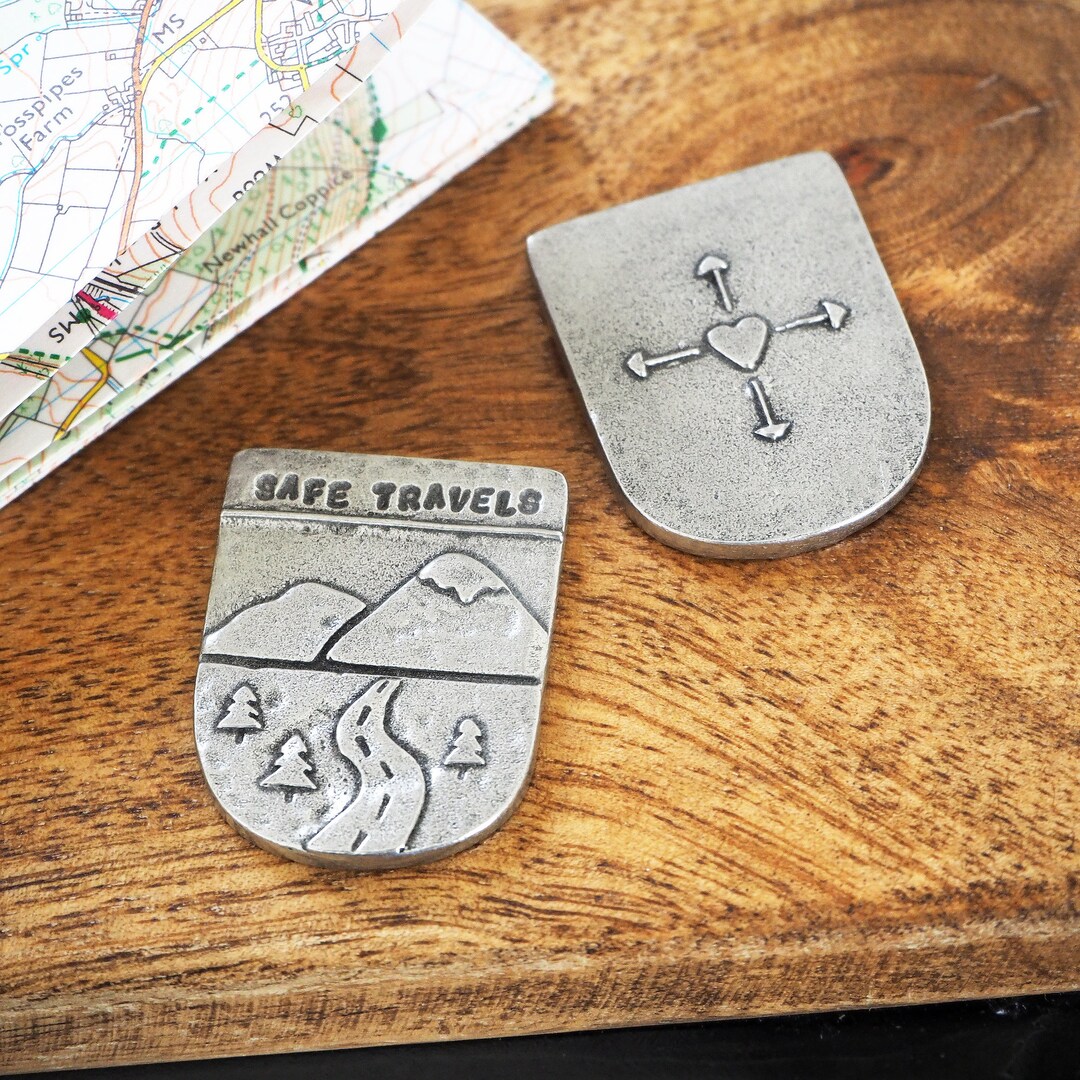 Safe Travels Pocket Token - Etsy
