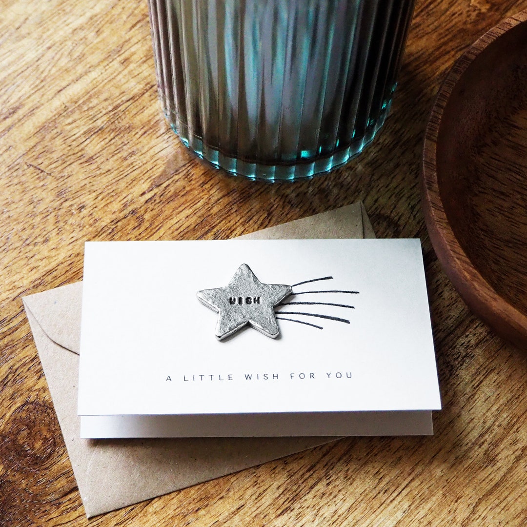 A Little Wish Pocket Star Card - Etsy
