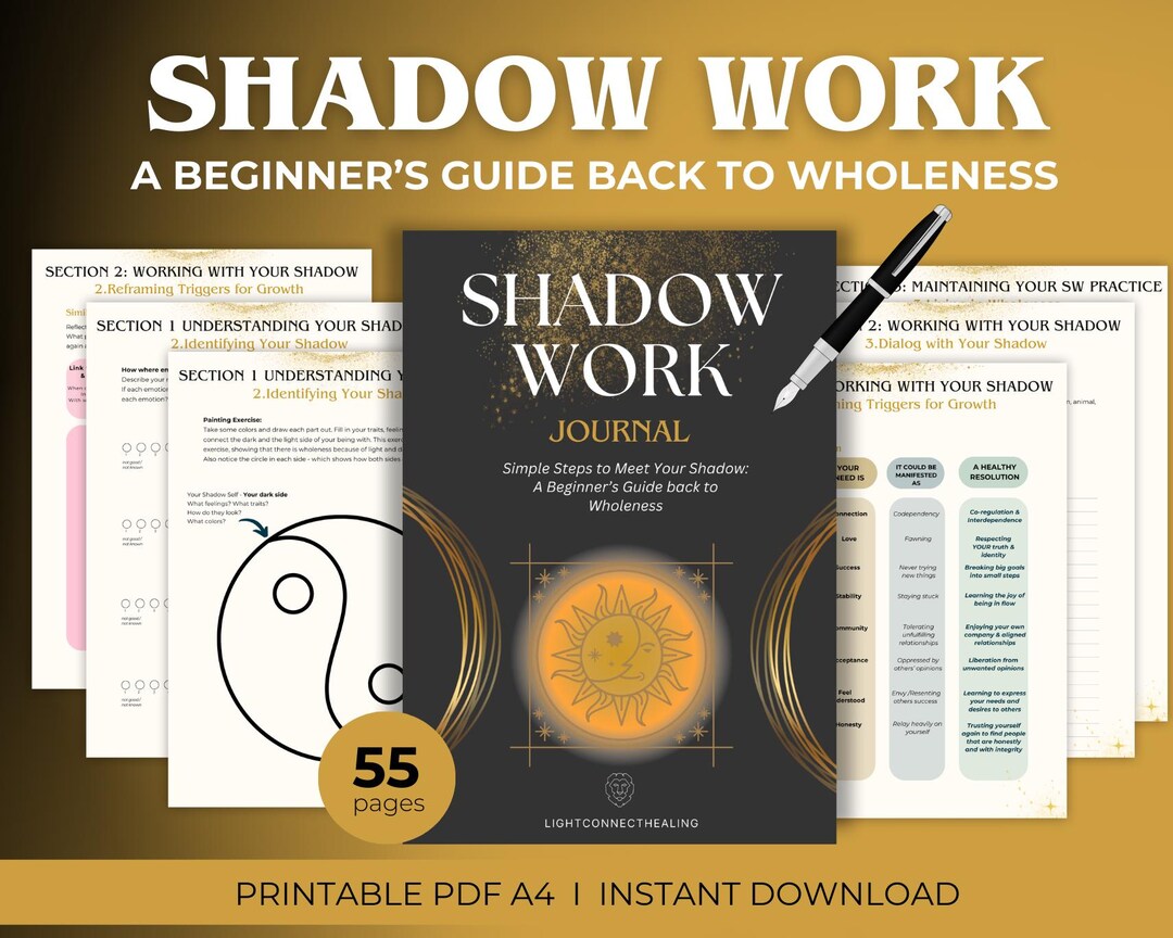 Shadow Work Journal for Beginners | Transform Triggers, Heal Inner ...