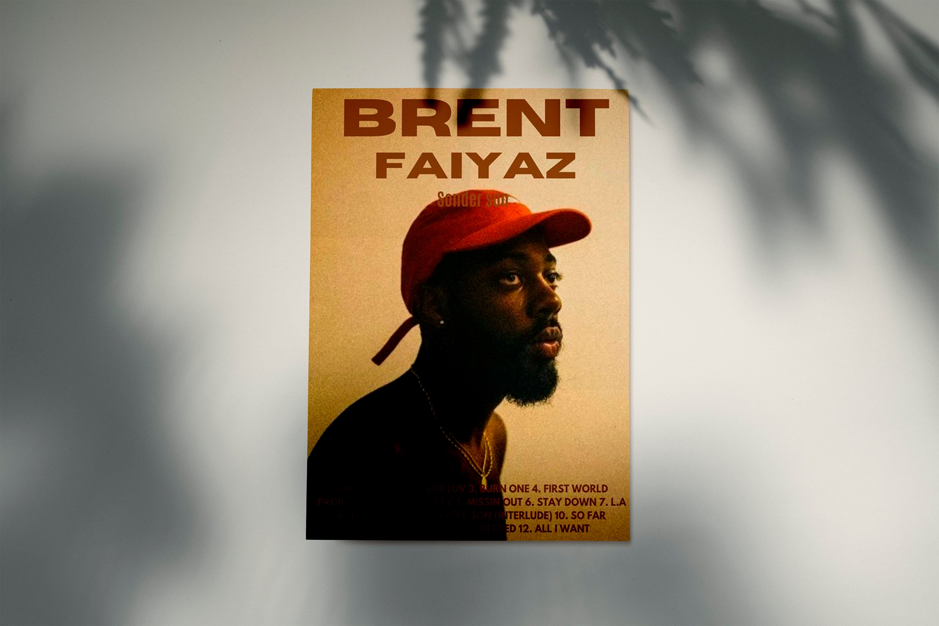 Brent Faiyaz Retro Album Cover Poster Album Polaroid Printed - Etsy