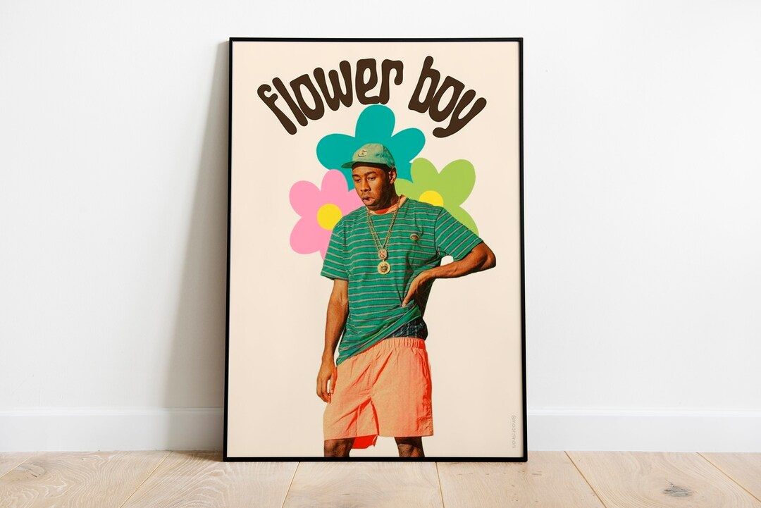 Flower Boy Tyler the Creator Poster Vintage Album Wall Art - Etsy