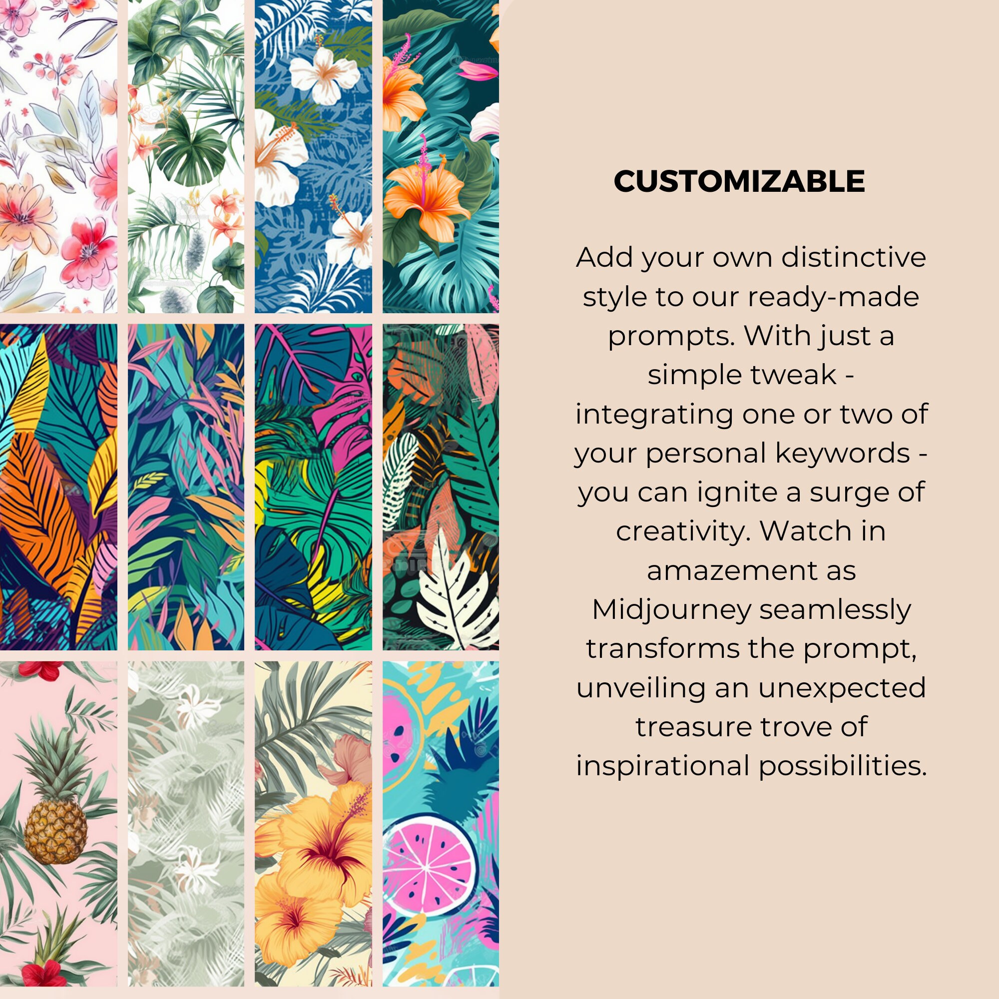 Tropical Midjourney Prompts Seamless Pattern & Comprehensive Guide ...