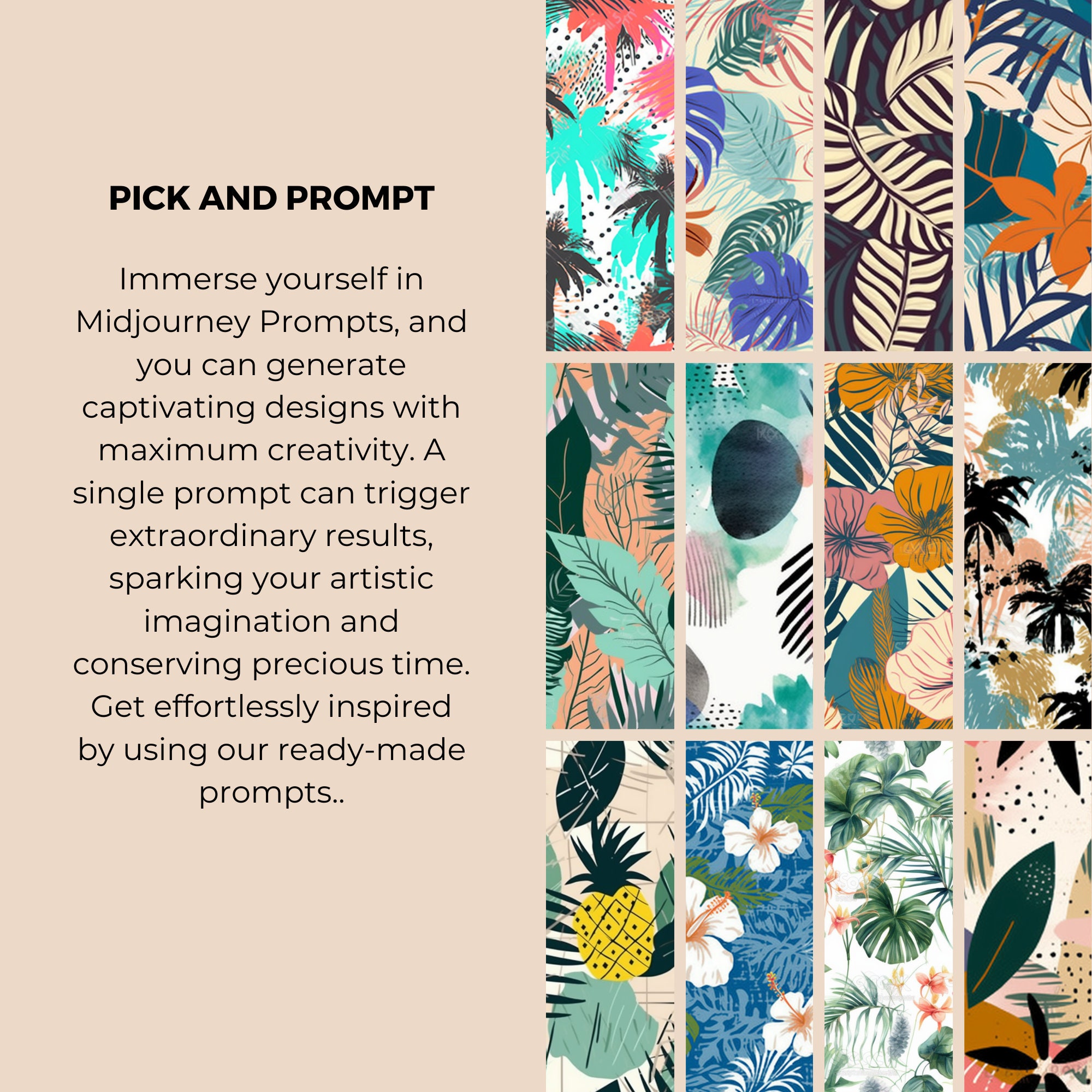 Tropical Midjourney Prompts Seamless Pattern & Comprehensive Guide ...