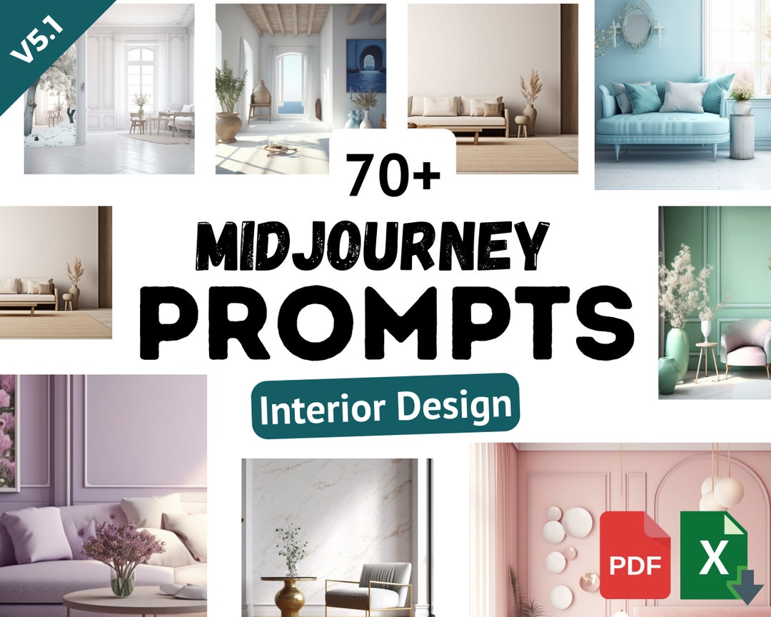 Midjourney Prompts Interior Design, 70 Prompts for Home Design ...