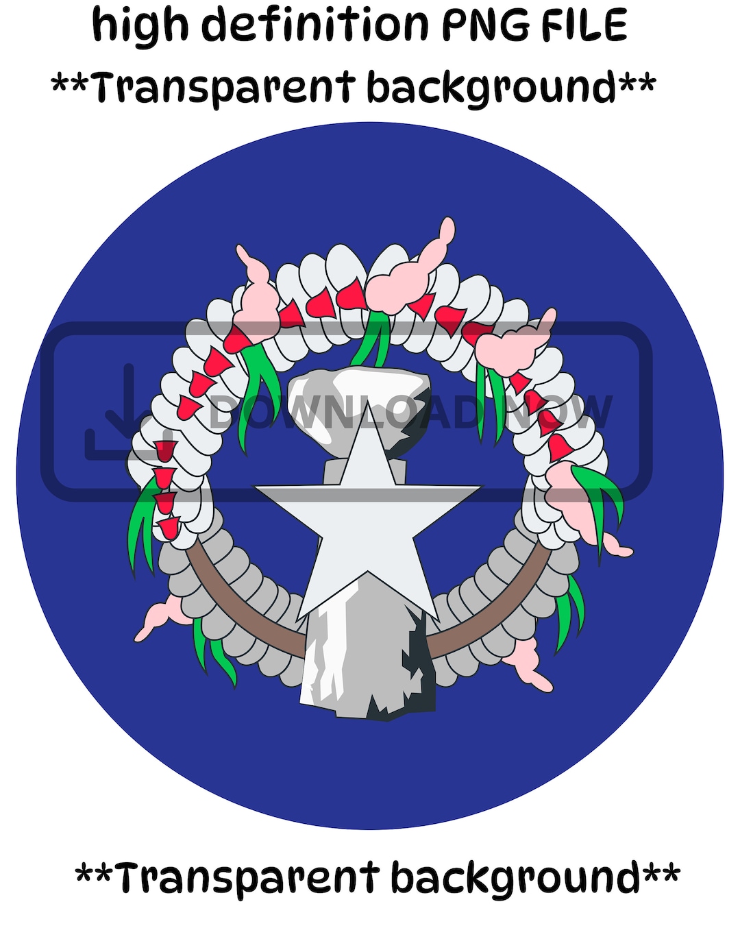 Cnmi Flag , Cnmi Seal Design, Saipan Flag Png, Saipan Seal Digital File ...